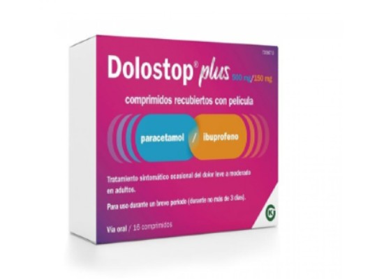 Dolostop Plus 500Mg/150Mg 16 Comprimidos - Farmaciatorrevieja