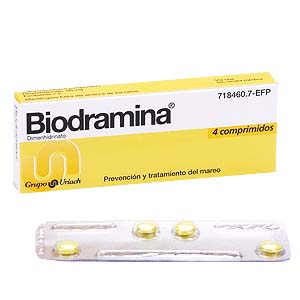 Biodramina 50 Mg 4 Comprimidos Comprar Online