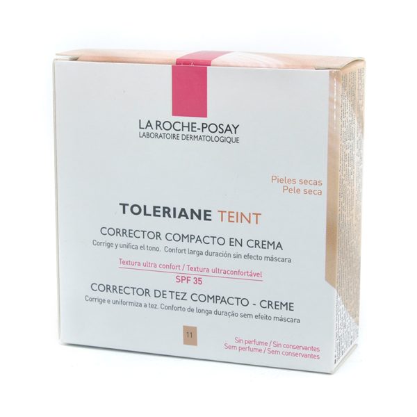 La Roche Posay Toleriane Teint Compacto Tono 11 Beige Claro ...
