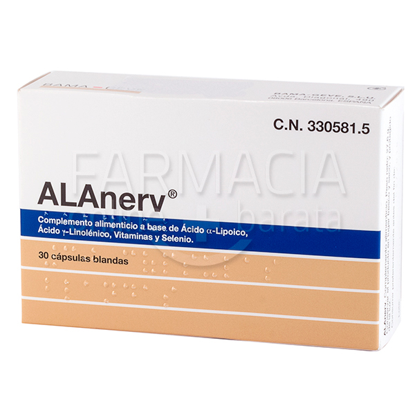 Alanerv 30 Capsulas - Farmaciatorrevieja