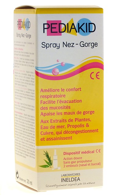 Pediakid Spray Nariz-Garganta 20 Ml - Farmaciatorrevieja