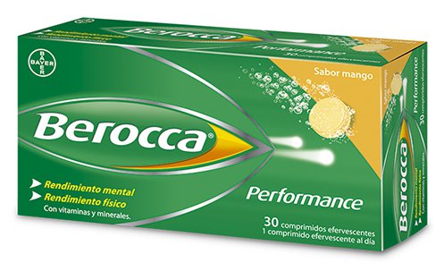 Berocca Performance Sabor Mango 30 Comprimido Efervescentes ...