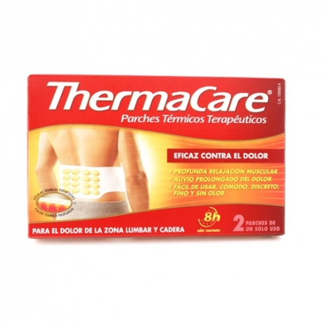 Thermacare Zona Lumbar y Cadera 2 Parches Térmicos - Farmaciatorrevieja